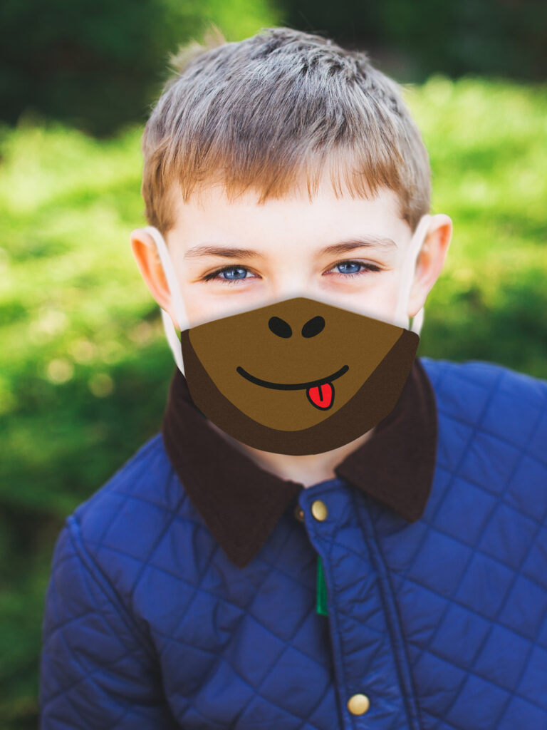 Grumbles the Gorilla Face mask - Tumbles and Grumbles